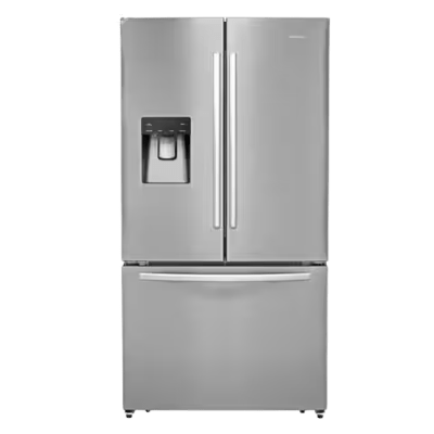 Hisense refrigerator 560 liters, 3 doors, stainless steel - Leaders Center