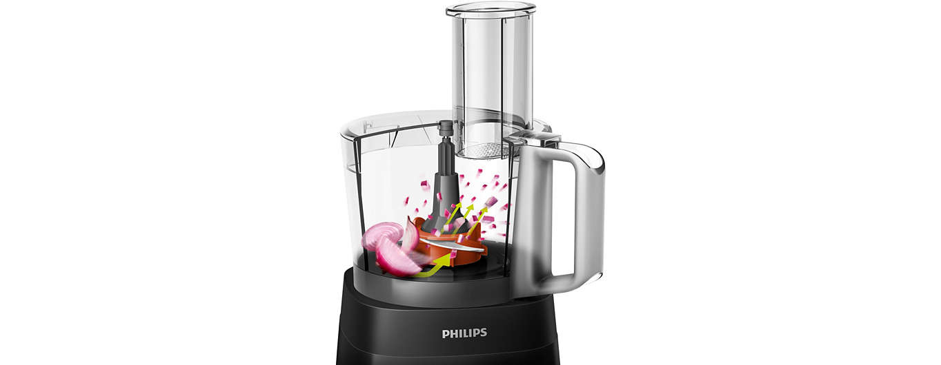 Philips food processor, 750 watts, 1.5 liters, 6 attachments - Leaders ...