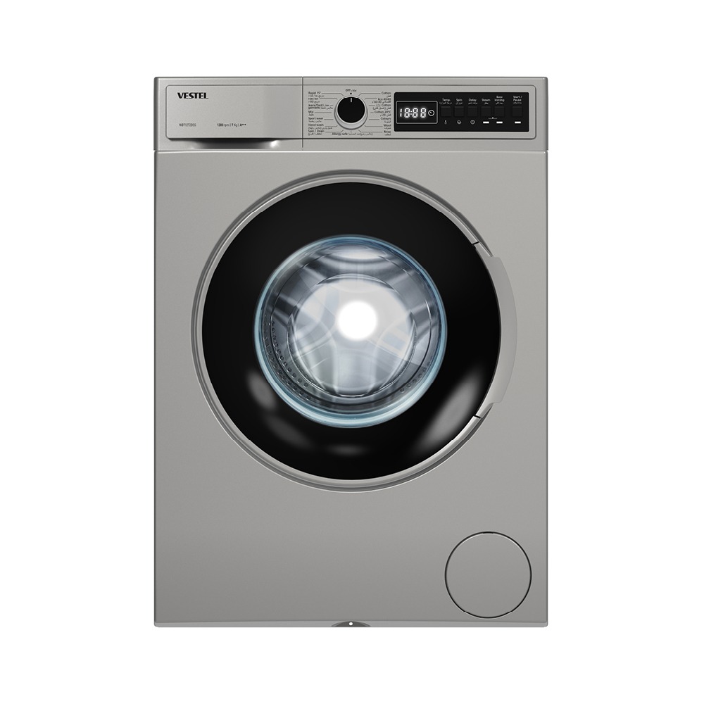 Vestel 7 kg 1200 washing machine Silver color - Leaders Center